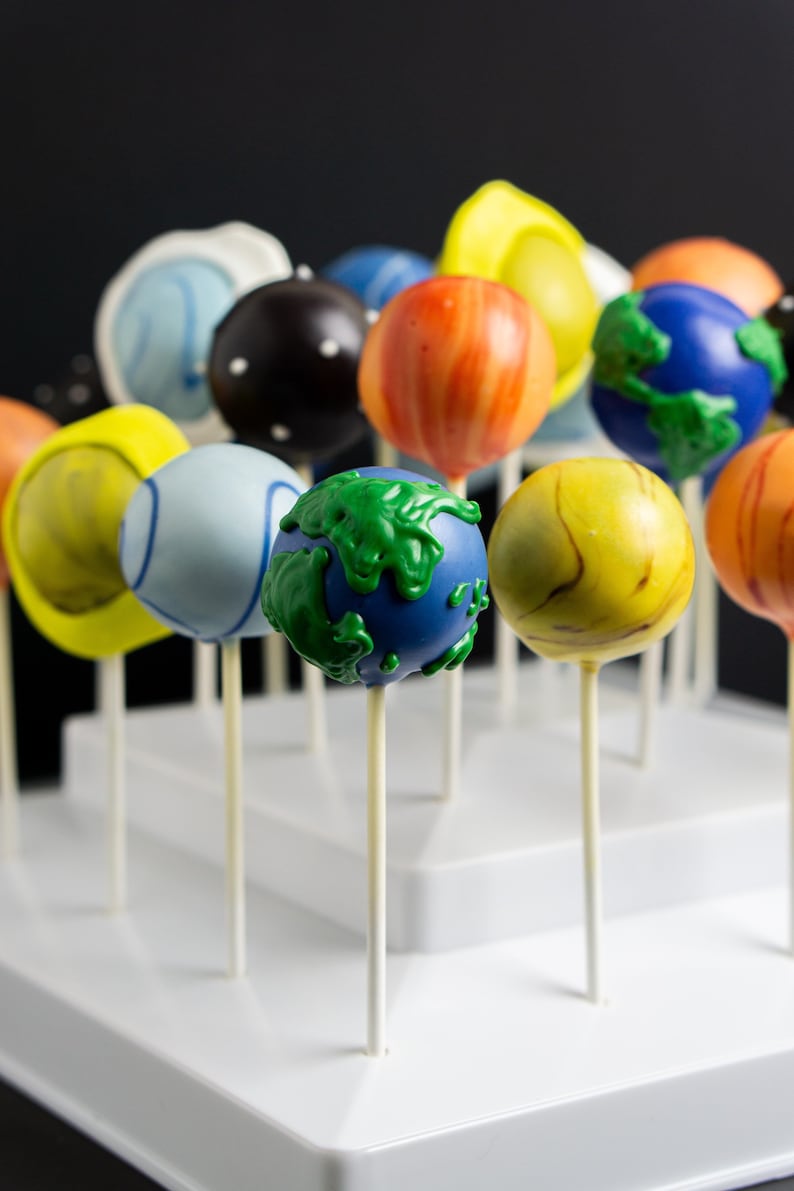 Planet Solar System Cake Pops Galaxy Birthday Party Treats Favors (12 ...