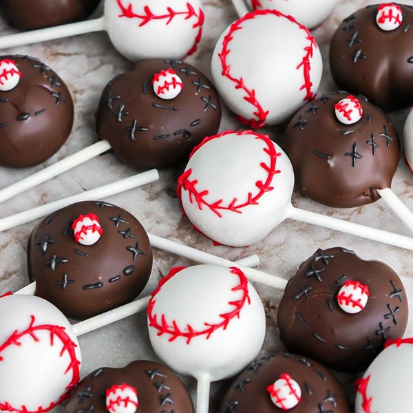 Baseball Cake Pops - Etsy
