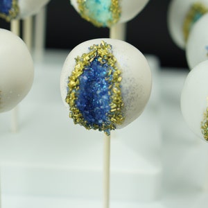 Geode Cake Pops, Geode Birthday Party Treats (12) - Etsy