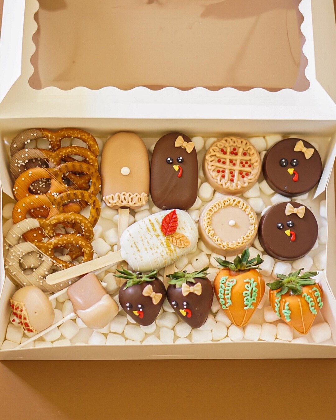 Thanksgiving Treats Gift Box - Etsy