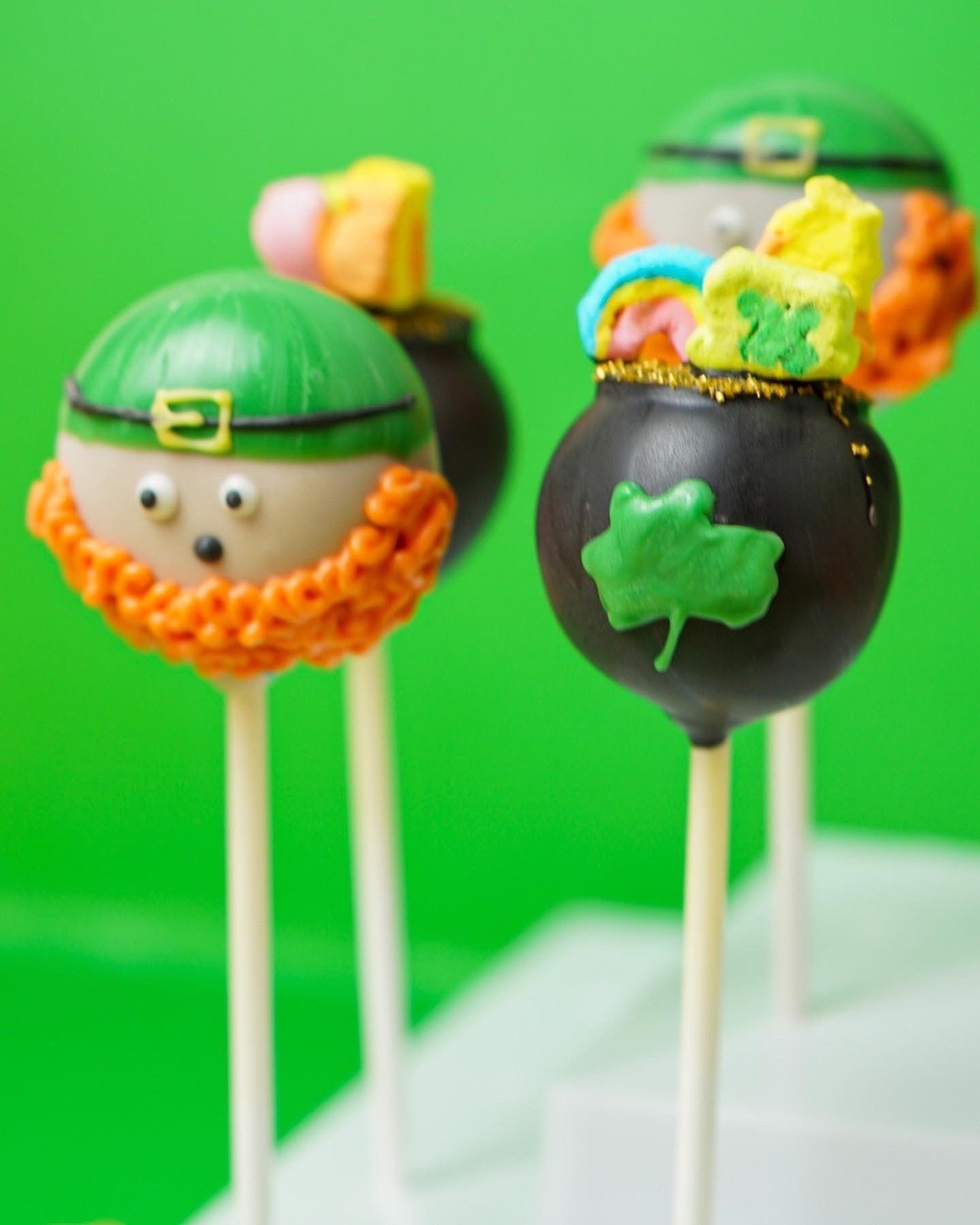 St. Patrick’s Day Cake Pops, 12 Cake Pops, St. Patrick’s Day Party - Etsy