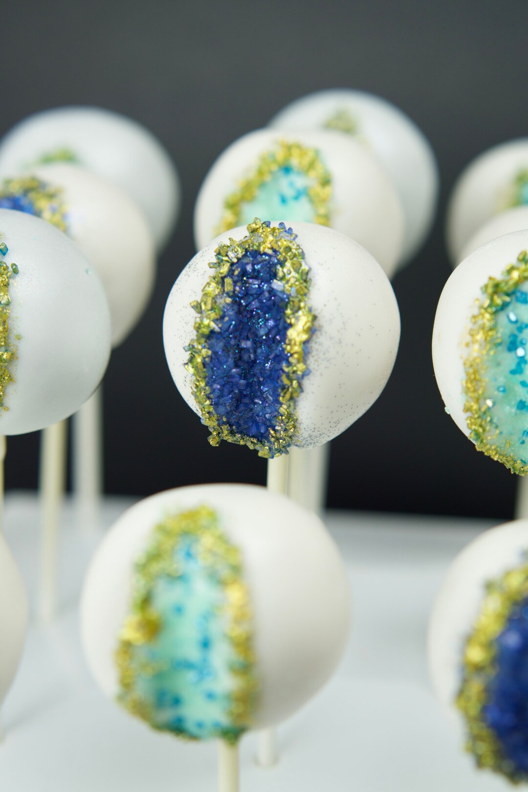 Geode Cake Pops, Geode Birthday Party Treats (12) - Etsy