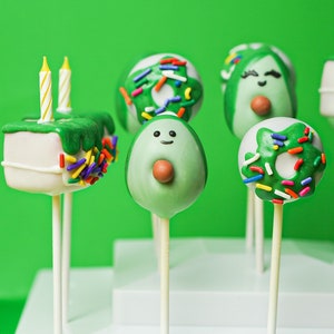 Avocado Party Cake Pops, Avocado Birthday, Cute Avacado (12) - Etsy