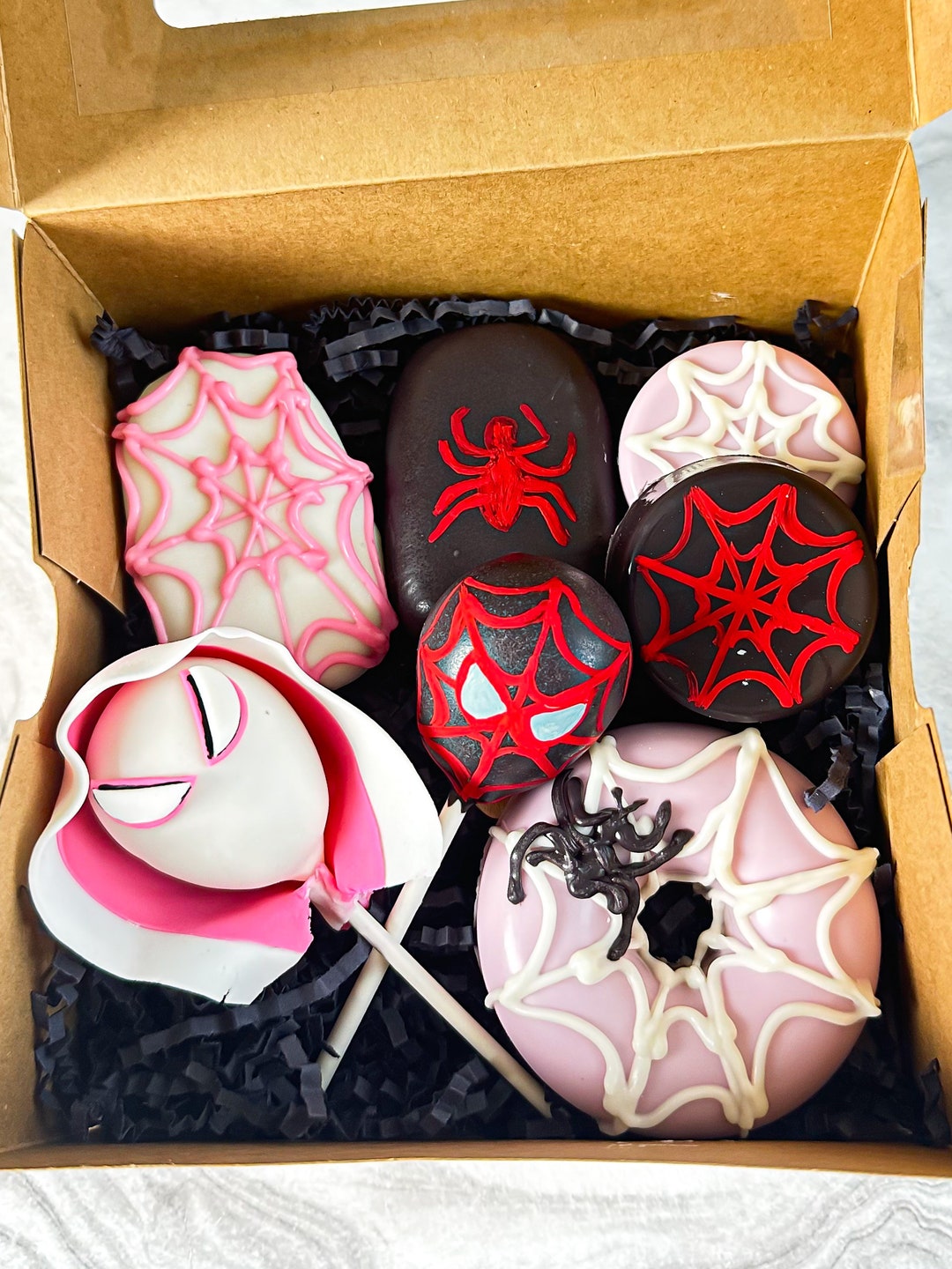 Spider Man Inspired Cake Pops, Spider Man Birthday , Spiderman Cookies ...
