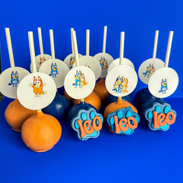 Bluey Cake Pops - Etsy