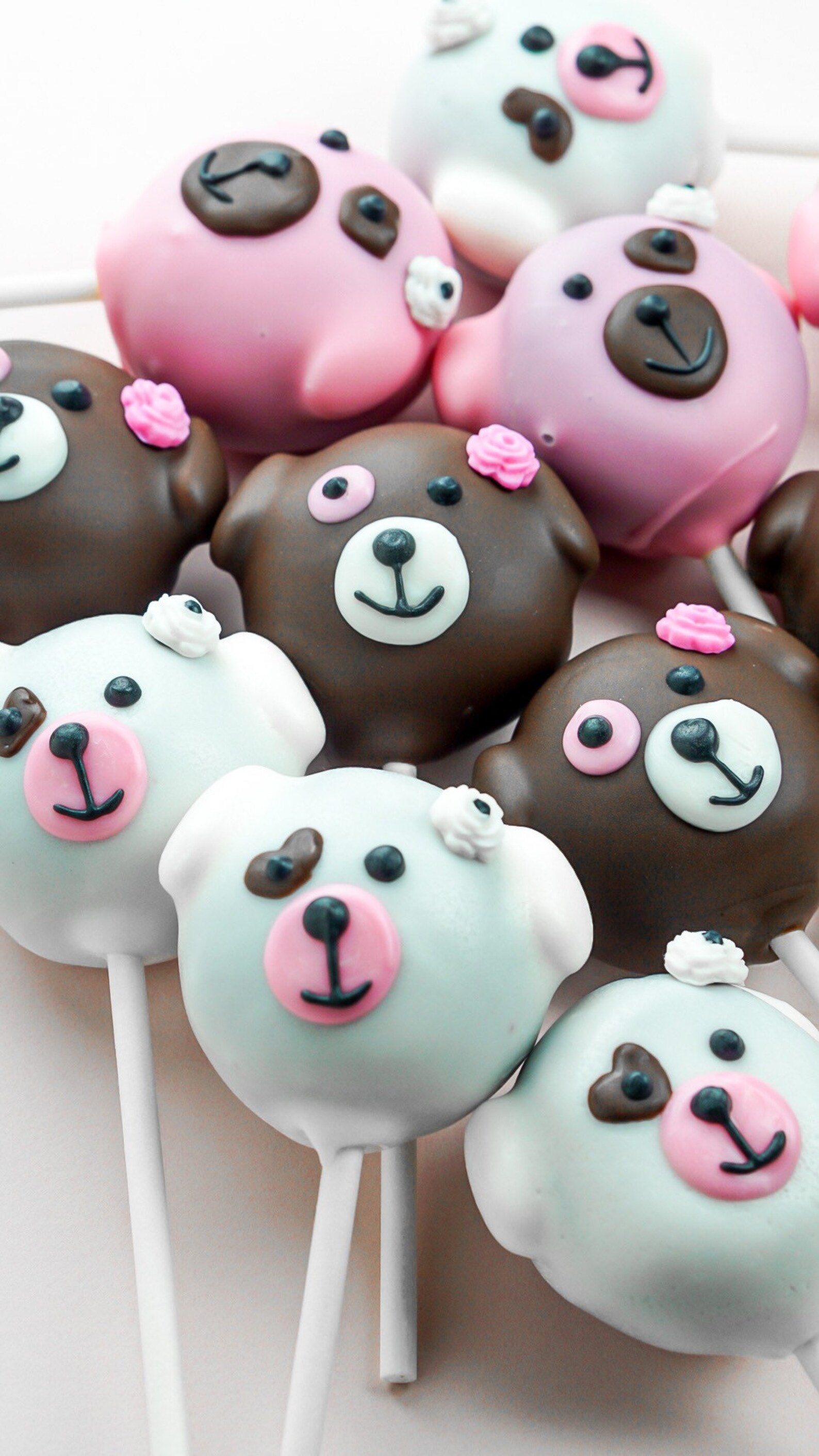 Puppies Cake Pops, Dog Cake Pops, Puppies Birthday Gifts Treats (12) - Etsy