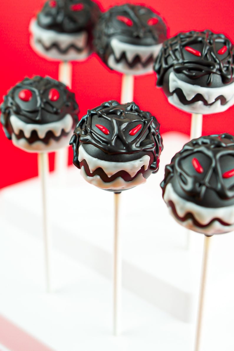 Godzilla Cake Pops Godzilla Birthday Party 12 - Etsy
