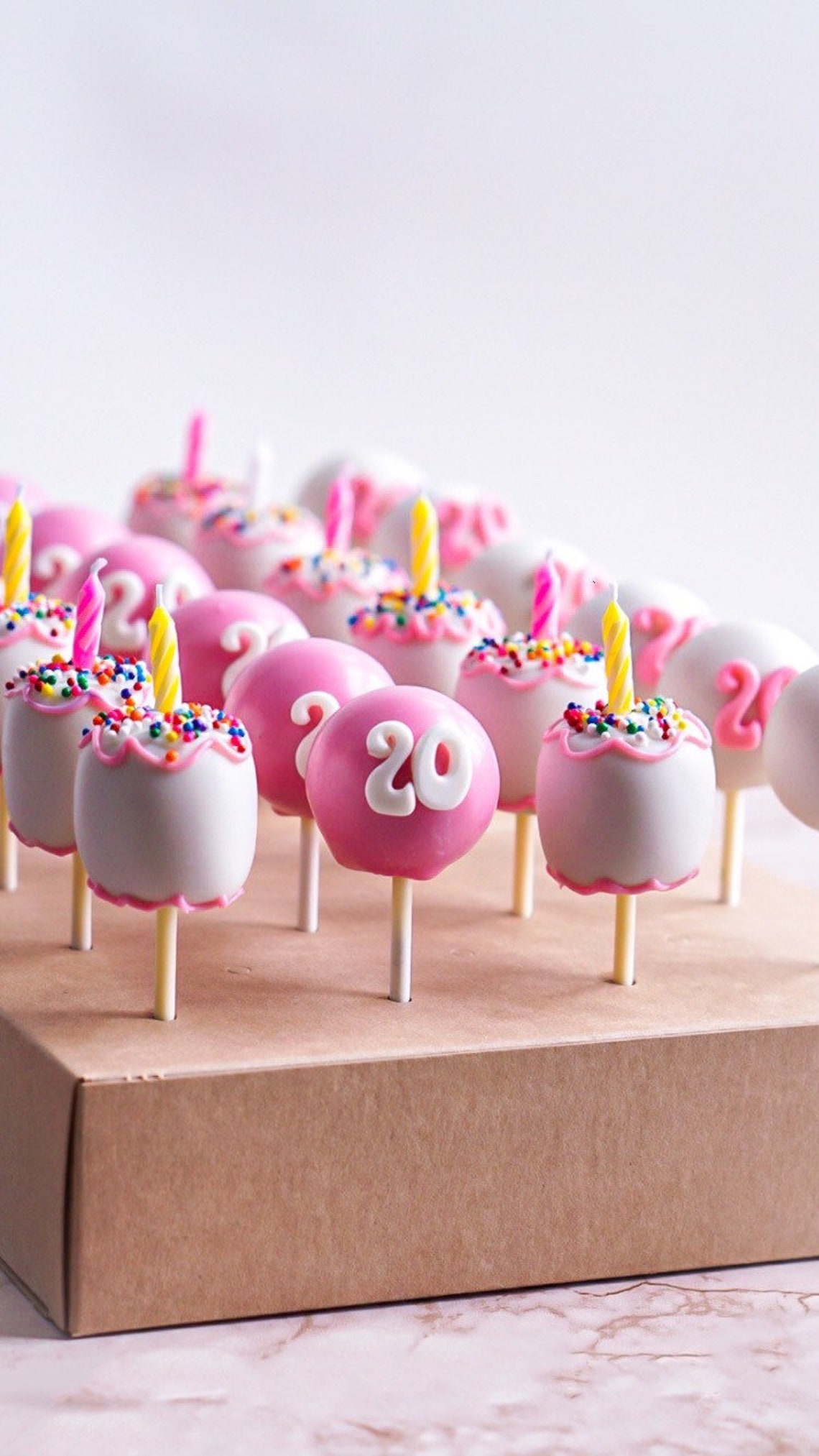 Birthday Cake Pops - Etsy