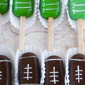 Football Cakesicles Sports Treats - Etsy