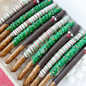 Christmas Party Package Treats, Cake Pops, Rice Krispies, Pretzels ...