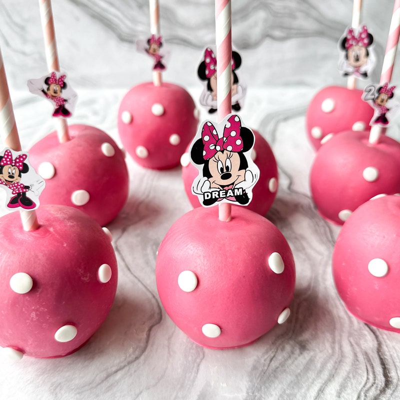 Minnie Mouse Cake Pops - Etsy