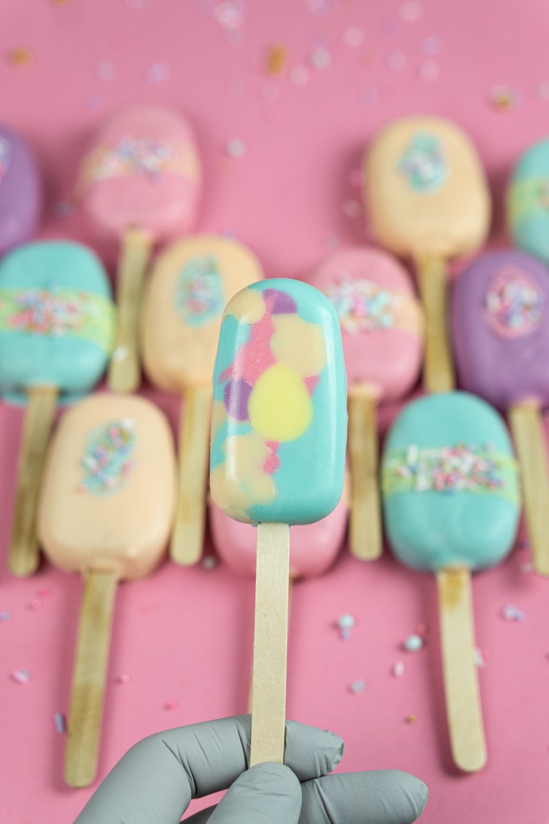 Pastel Color Rainbow Cakesicles Treats - Etsy