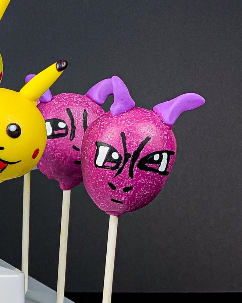 Kids Birthday Cake Pops, Cartoons Birthday (12) - Etsy