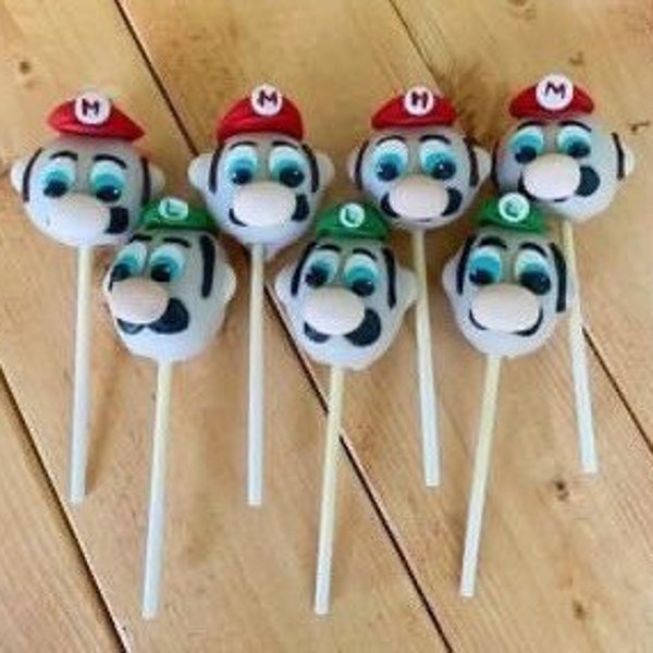 Super Mario Cake Pops - Etsy