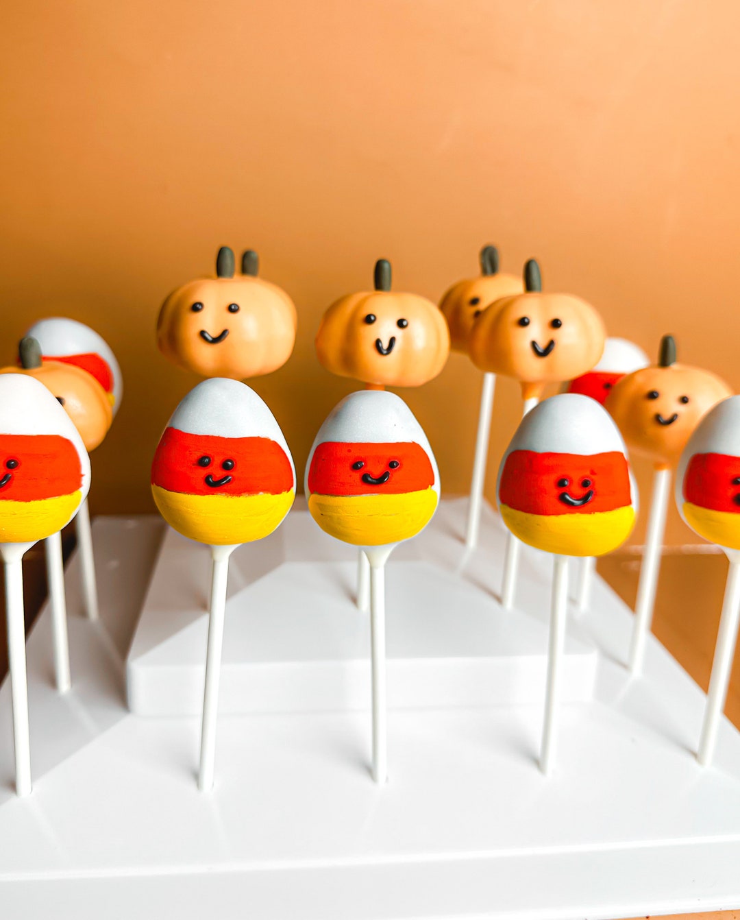 Pumpkin Fall Candy Corn Cake Pops - Etsy