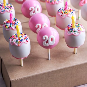 Birthday Cake Pops - Etsy