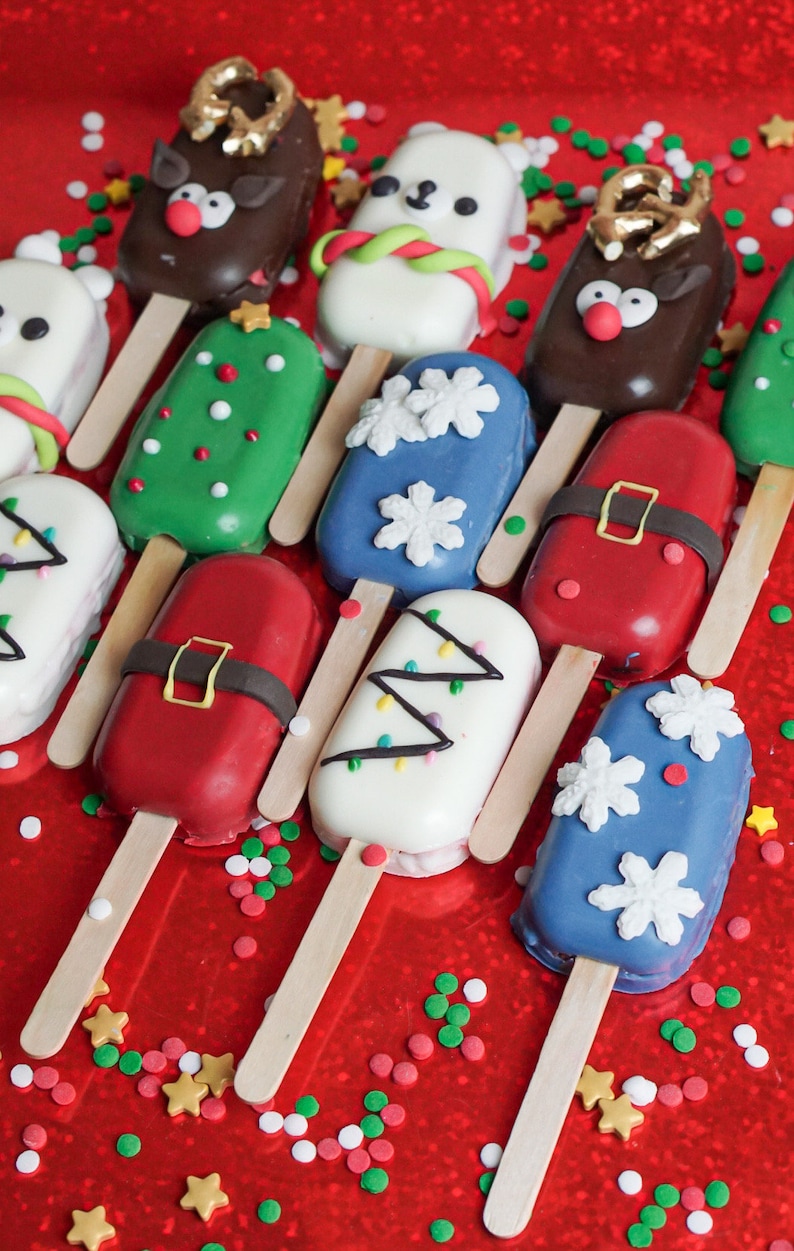 Christmas Cakesicles Cake Pops Treats Gift - Etsy