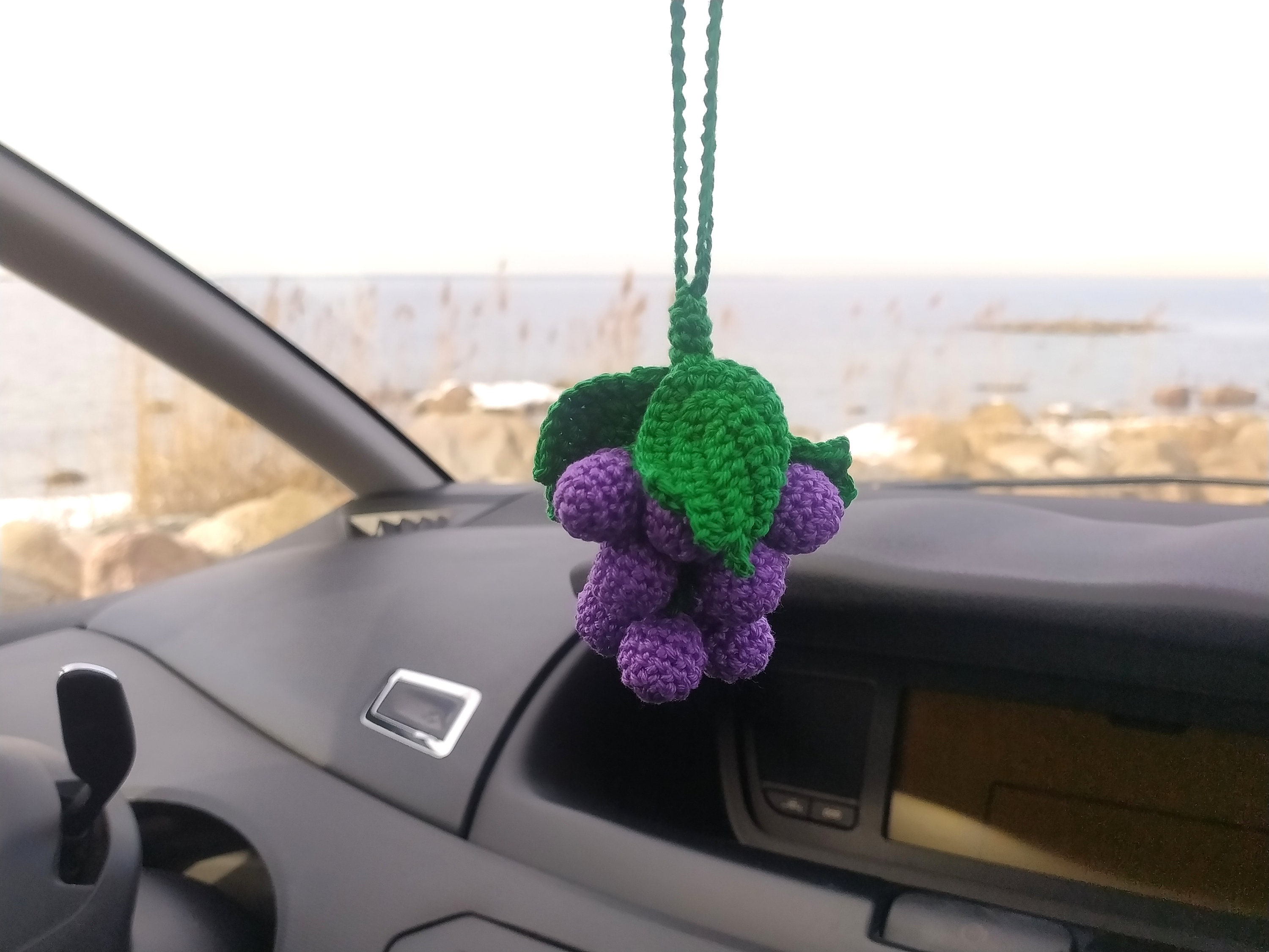Grape Car Rear View Mirror Hanging Fruit Car Decoration Car - Etsy
