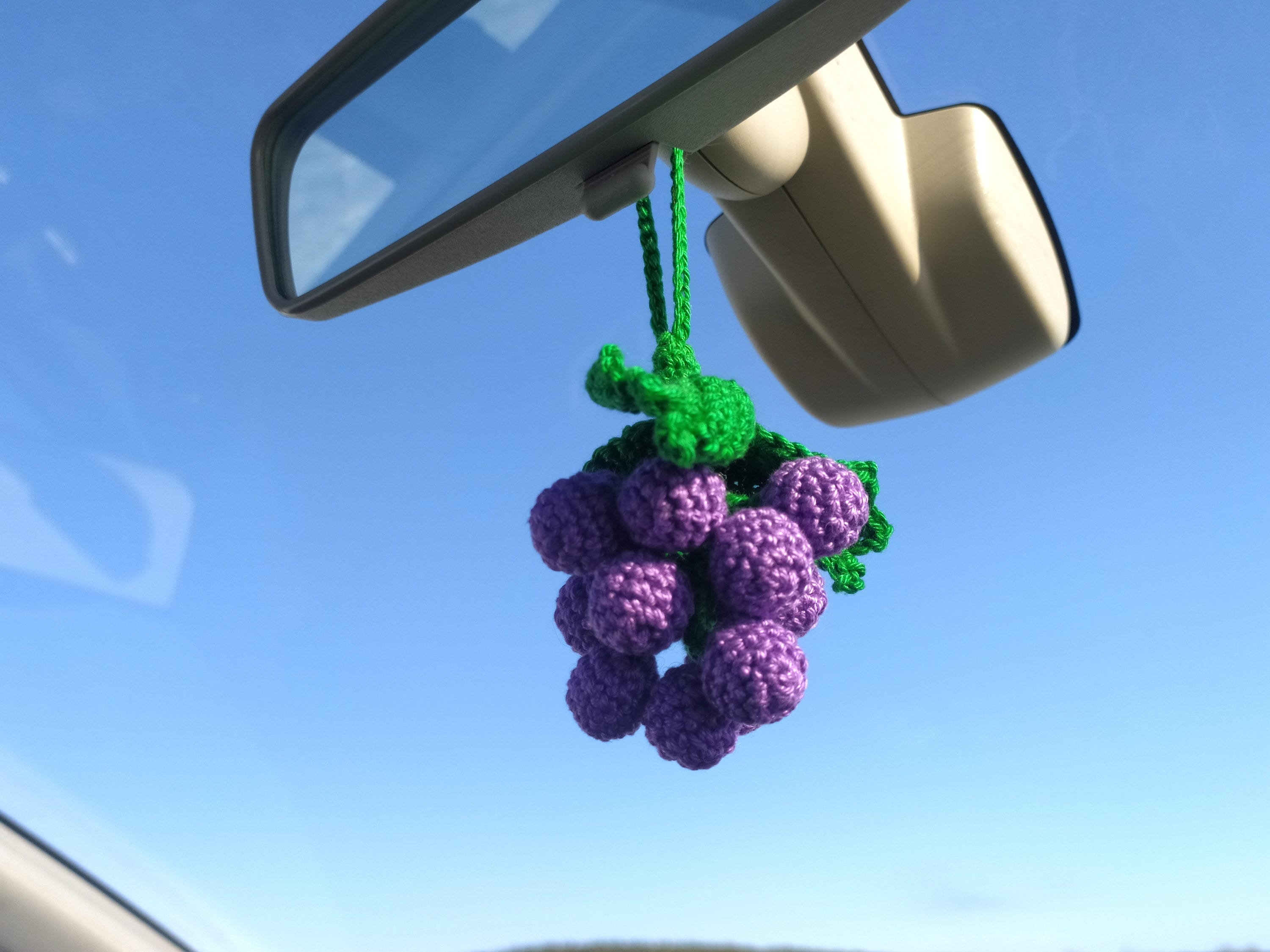 Grape Car Rear View Mirror Hanging Fruit Car Decoration Car - Etsy