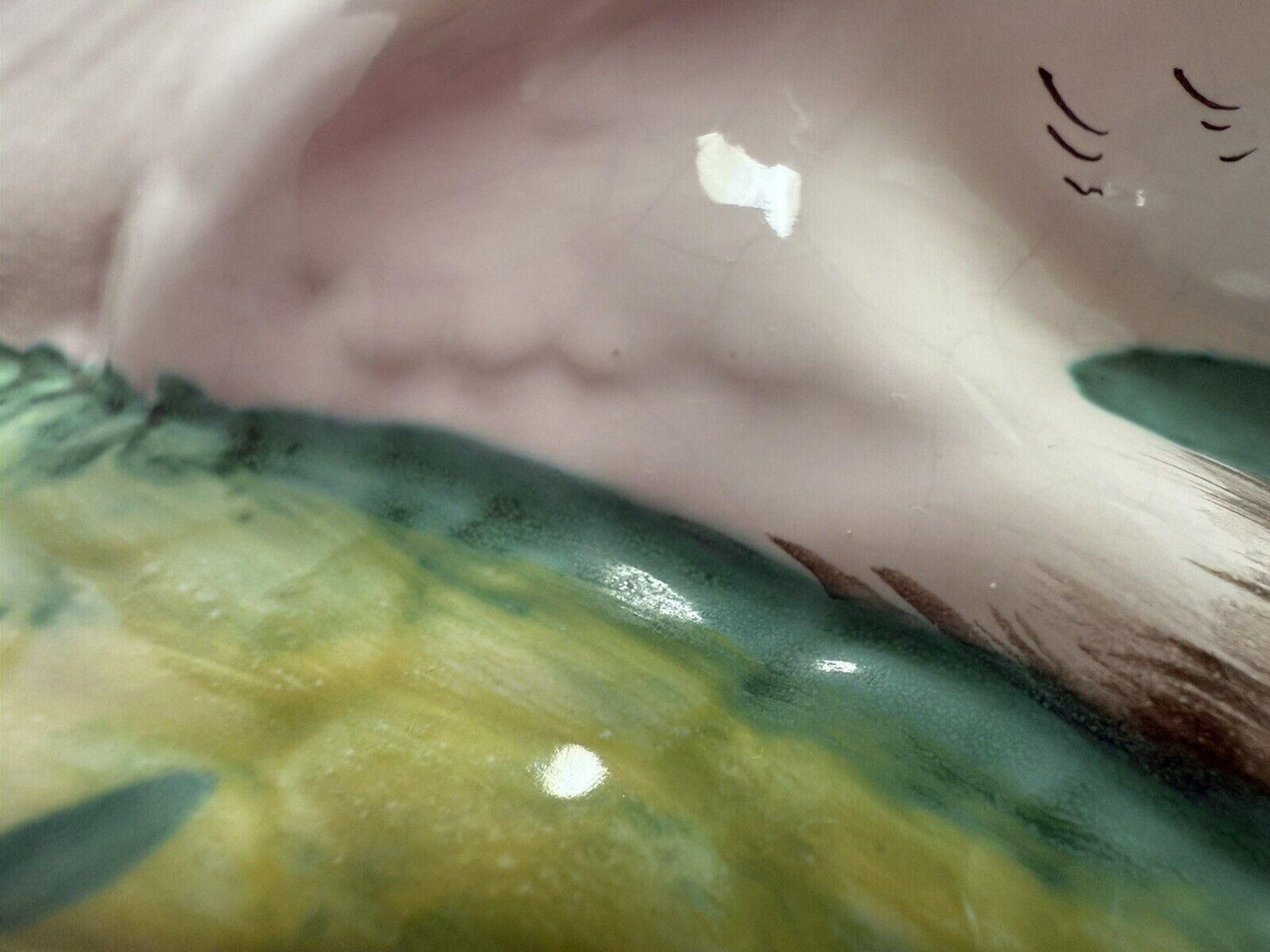 Hand Painted Ceramic Casserole With White Rabbit Lid for Easter - Etsy