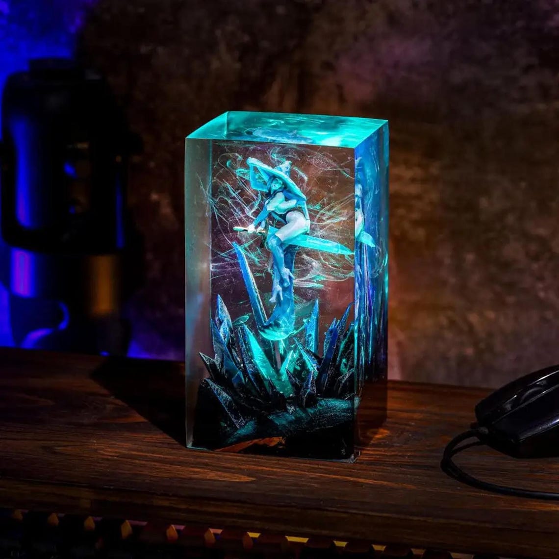 Flying Ranni Boss Epoxy Resin Lamp, Custom Night Light, Ra.nni Lamp ...