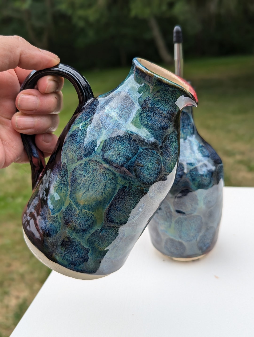 Handmade Pitcher, Creamer Pitcher, Dressing/syrup/ Gravy/sauce Pitcher ...