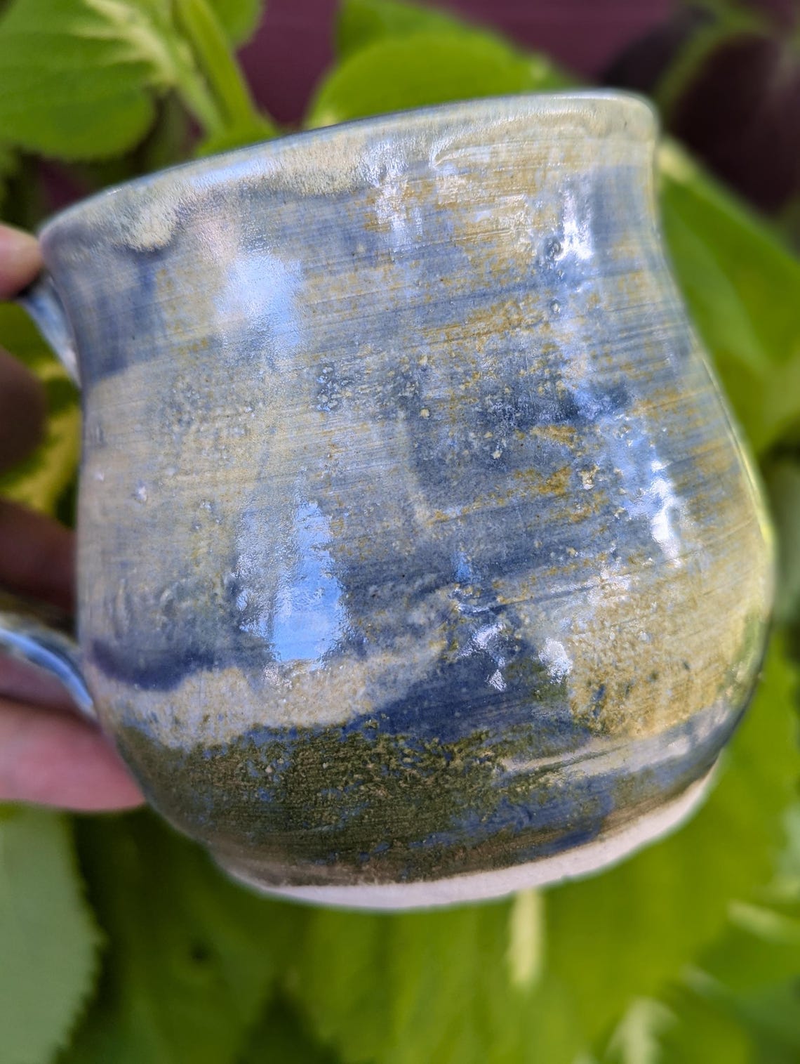 Handmade Tea Bag Pocket Mug With String Notch. Gorgeous 14 Ounce ...