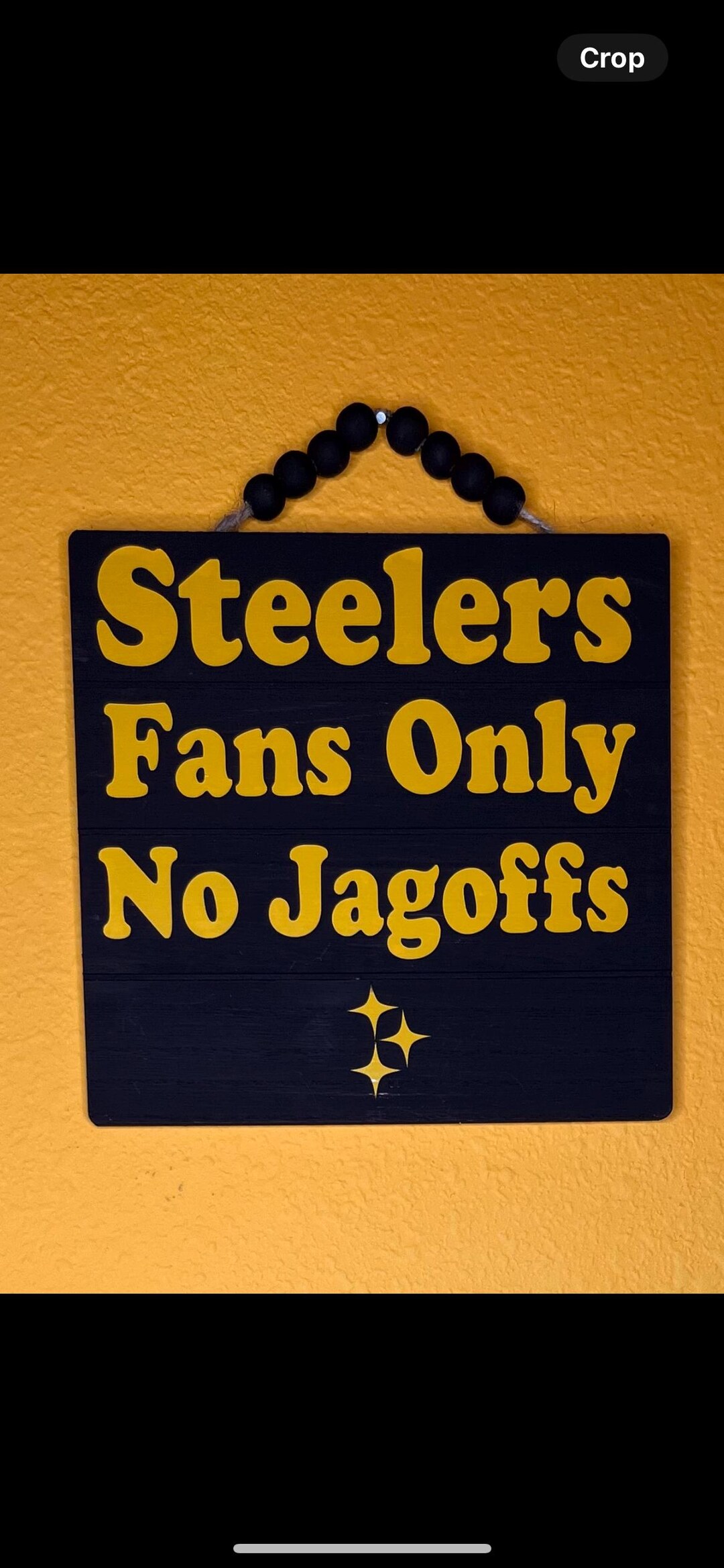 Pittsburgh Steelers Fans Only No Jagoff Wood Sign, Wall Hanger, Door ...