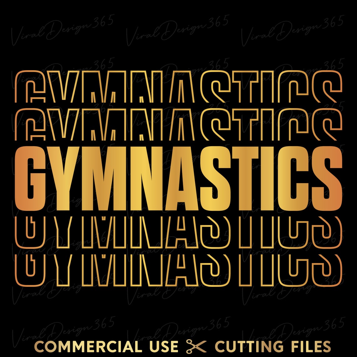 Gymnastics Svg Font Stacked Svg Digital Prints Gymnast Svg - Etsy
