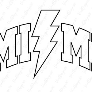 Mimi Svg, Arc Svg, Grandma Svg, Rock Font Svg, Digital Download, Family ...