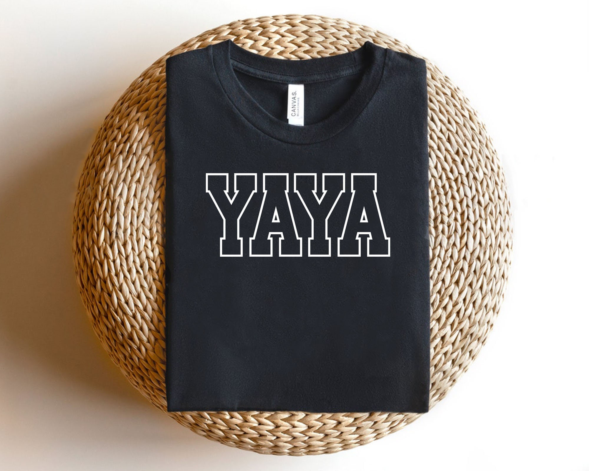 Yaya Svg Digital Download Arc Yaya Svg Varsity Font Svg - Etsy UK