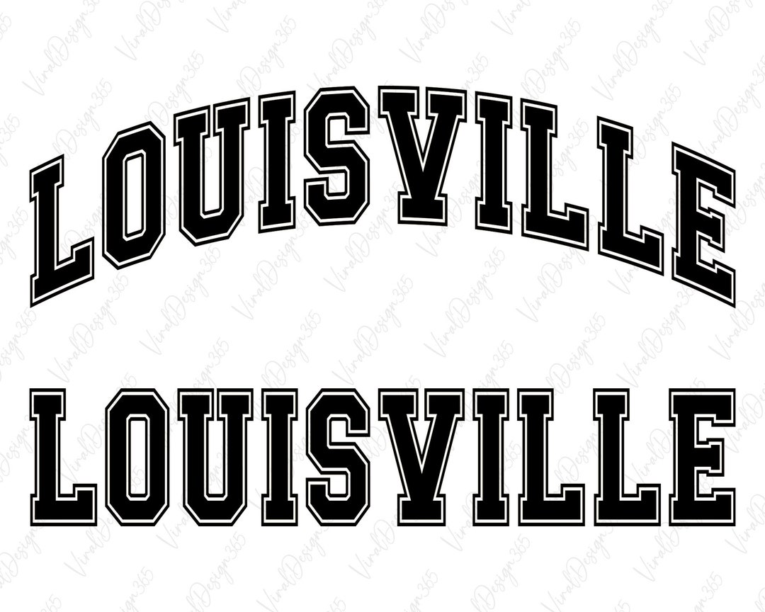 Louisville Svg, Digital Downloads, USA State Svg, College Font Svg ...