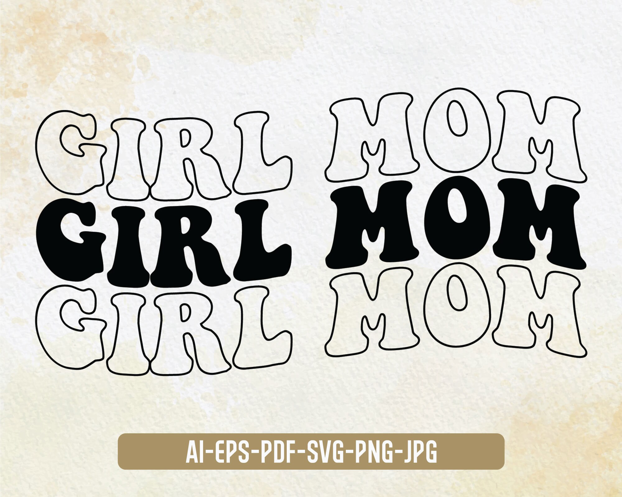 Girl Mom Svg Digital Download Mom of Girls Svg Mama Svg - Etsy