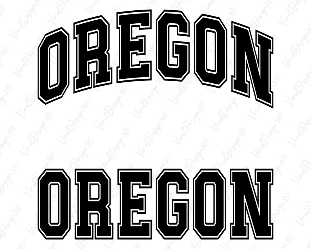 Oregon Svg, Digital Downloads, USA State Svg, College Font Svg, Oregon ...