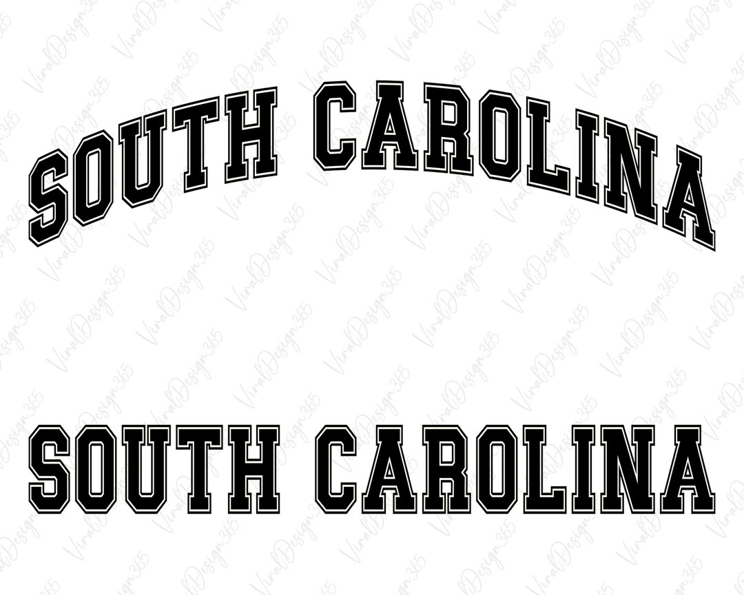 South Carolina Svg, Digital Download, USA Svg, College Font Svg, South ...