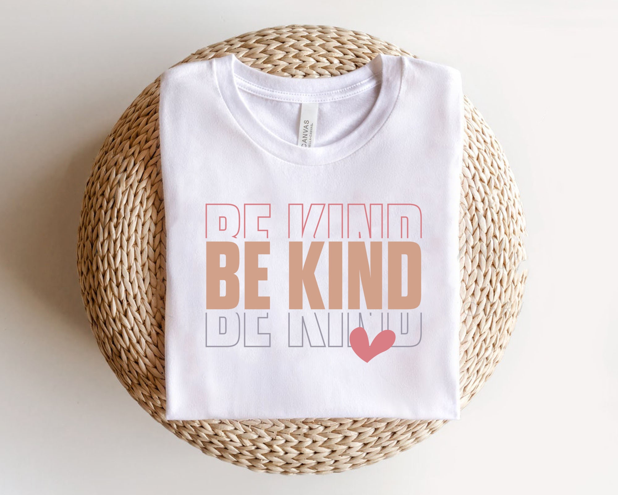 Be Kind Svg Stacked Svg Heart Svg Digital Download - Etsy