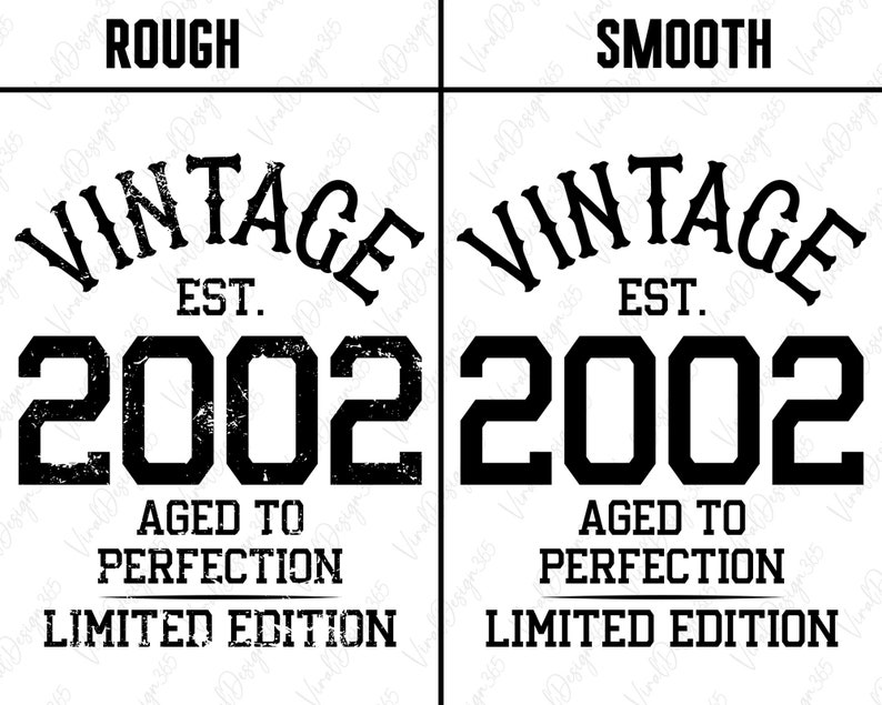 Vintage 2002 Svg 21st Birthday Svg Distressed Svg Digital - Etsy
