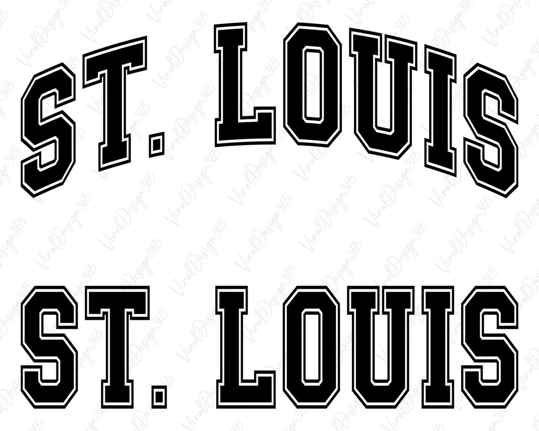 St. Louis Svg, Digital Download, America Svg, College Font Svg, St ...