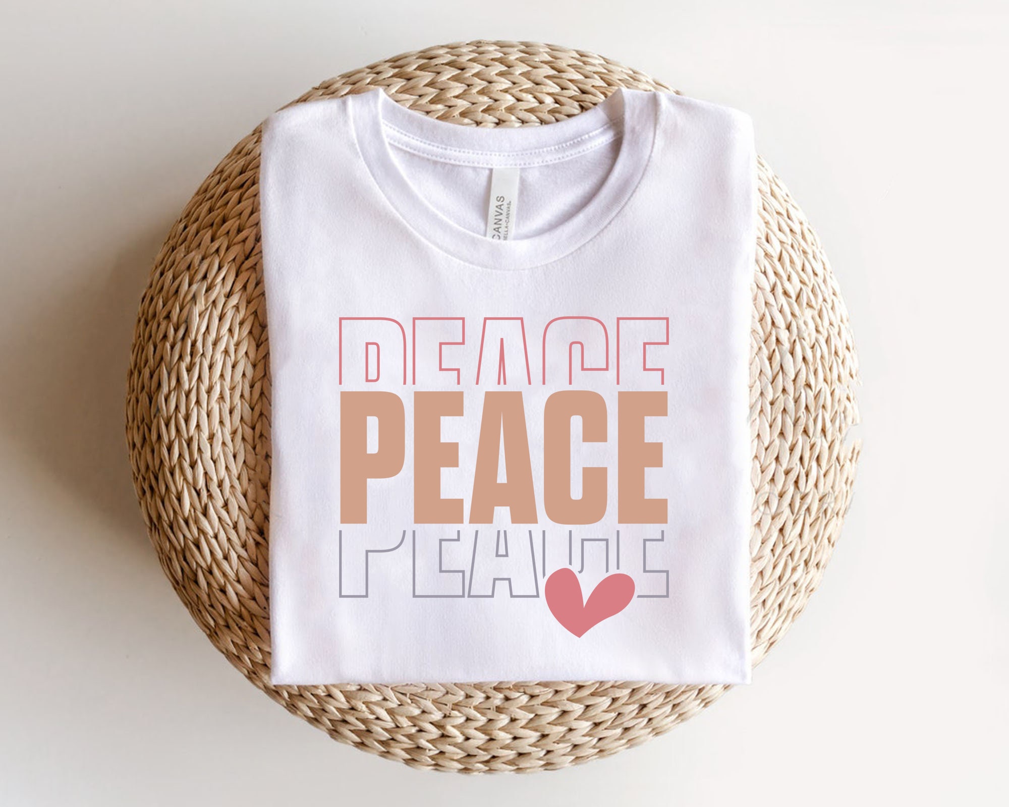 Peace Svg Stacked Svg Heart Svg Digital Download Peace - Etsy México