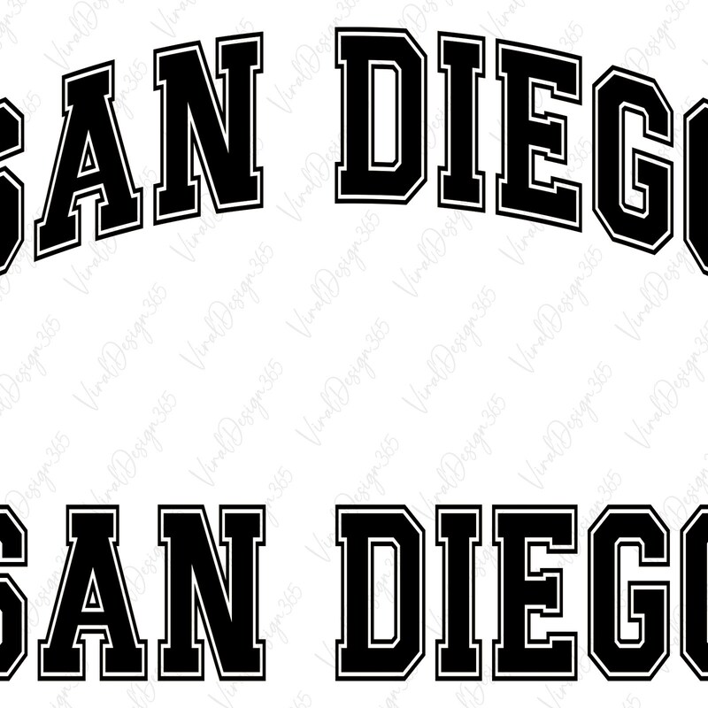 San Diego Padres Font - Etsy