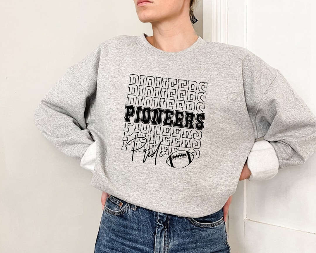 Pioneers Pride Svg, Stacked Pioneers Svg, Team Mascot, School Team Svg ...