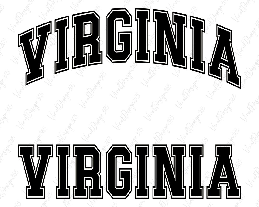 Virginia Svg, Digital Download, USA Svg, College Font Svg, Virginia ...