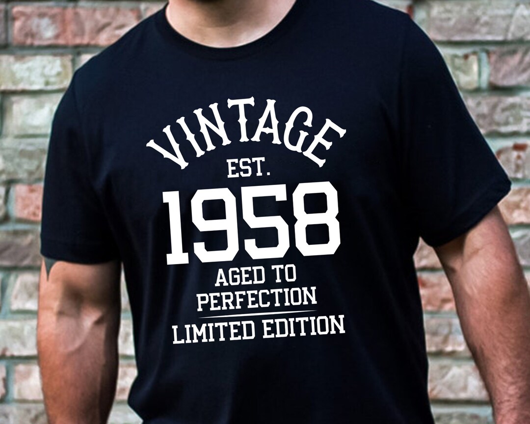 Vintage 1958 Svg, 65th Birthday Svg, Distressed Svg, Digital Download ...