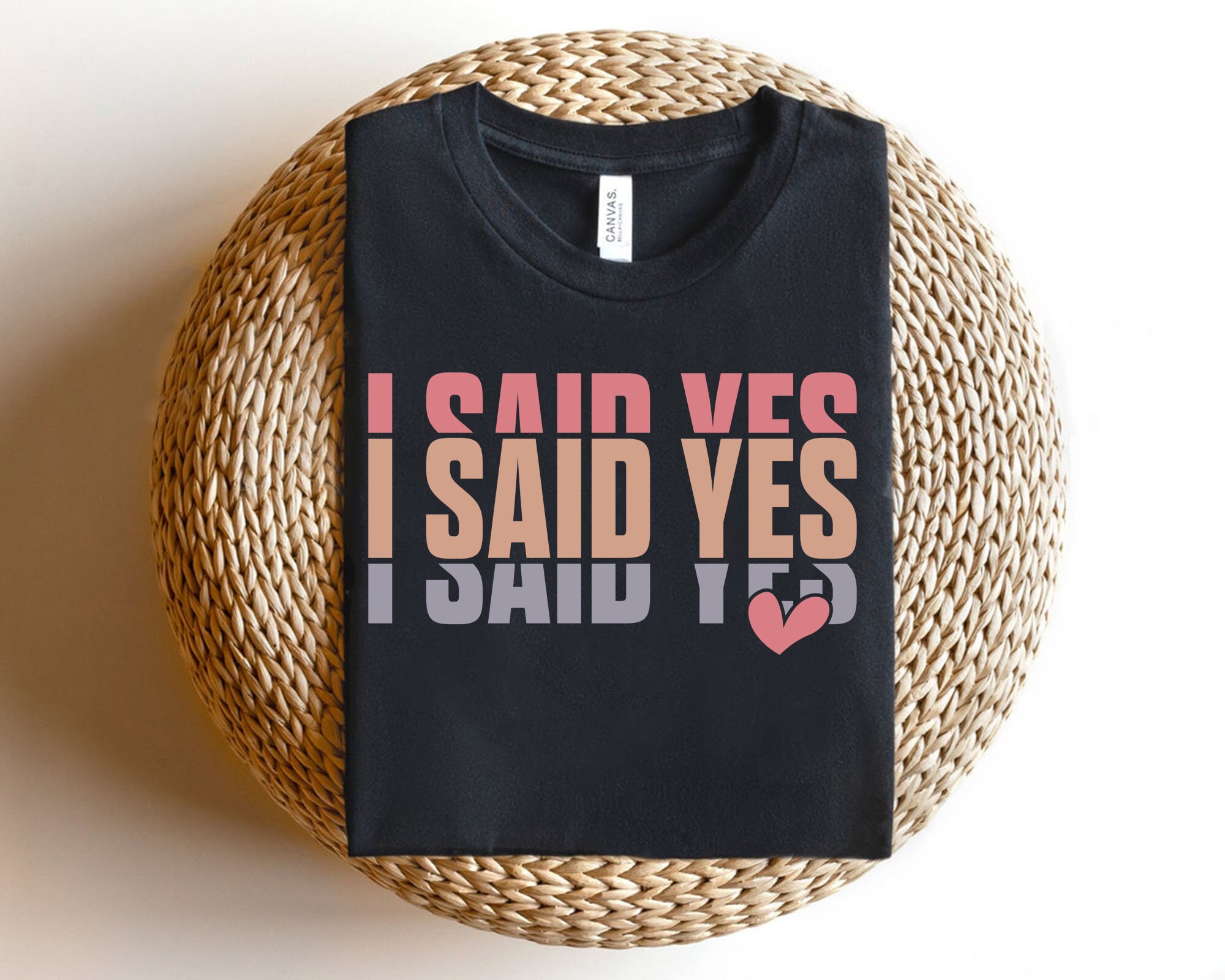 I Said Yes Svg Stacked Svg Heart Svg Digital Download - Etsy Canada