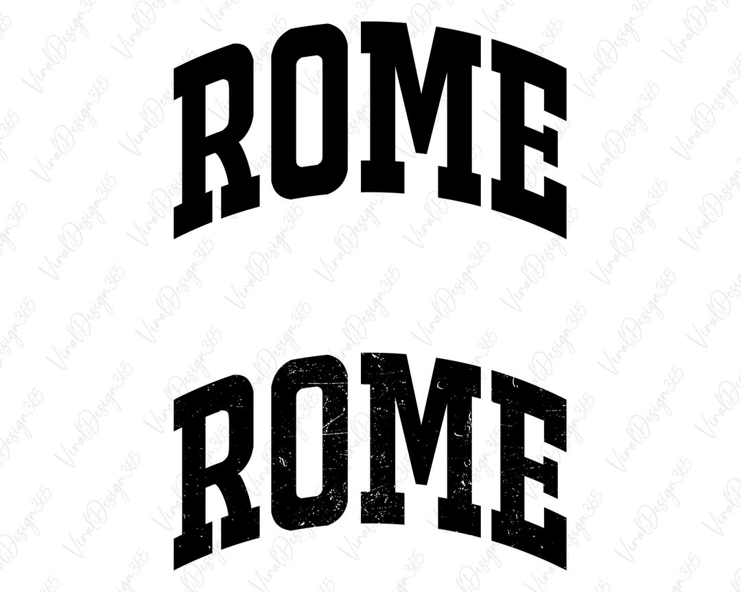 Buy Rome Svg, Digital Download, Europe Svg, College Font Svg, Italia ...