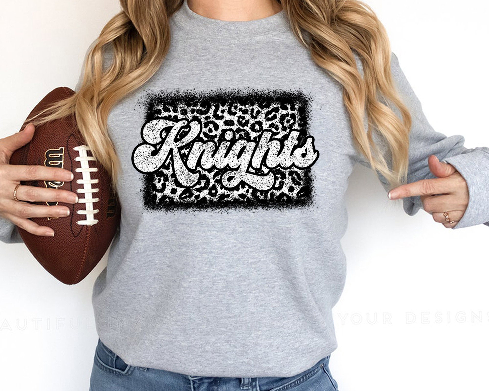 Leopard Knights Retro Team Design Png Knights Mascot Leopard - Etsy