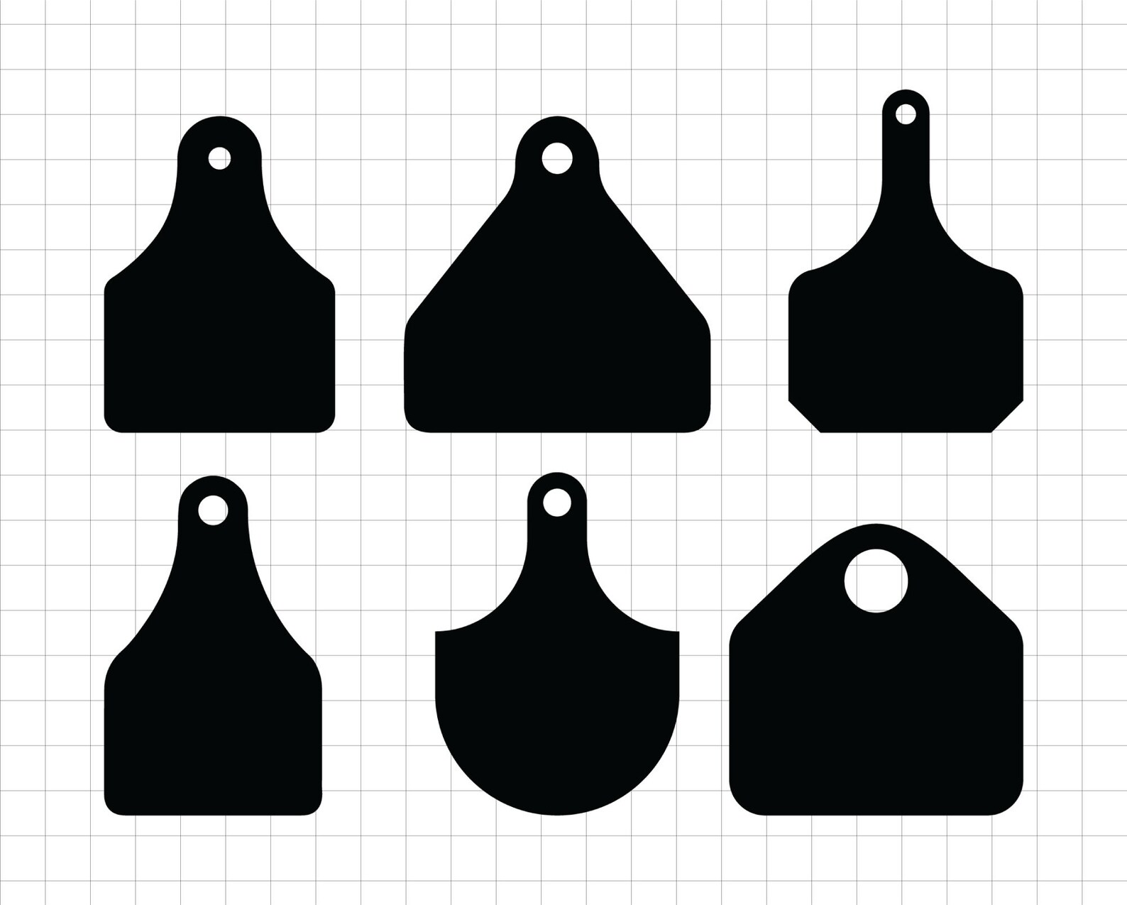 Cow Tag Svg Png Tag Svg Png Digital Cow Tag Svg Eartag - Etsy UK