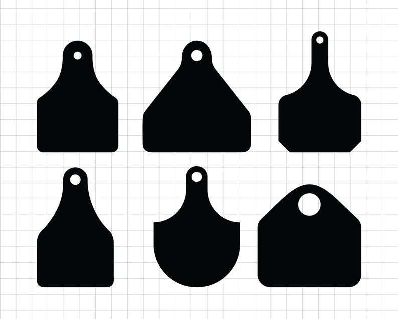 Cow Tag Svg Png Tag Svg Png Digital Cow Tag Svg Eartag - Etsy Israel
