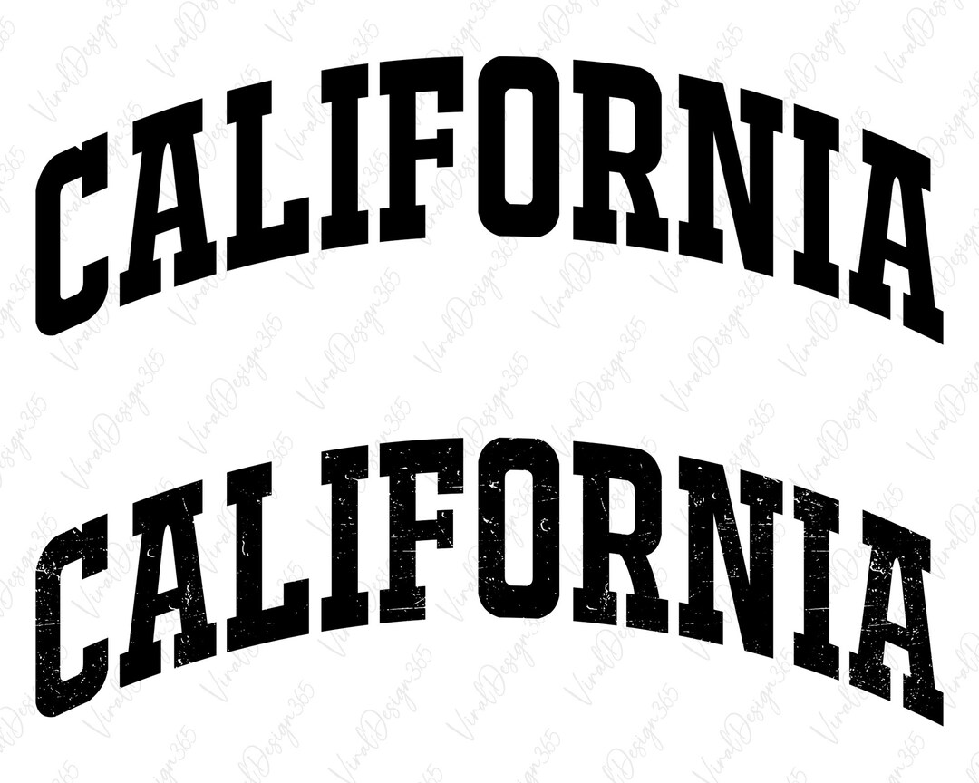 California Svg, Digital Downloads, USA State Svg, College Font Svg ...
