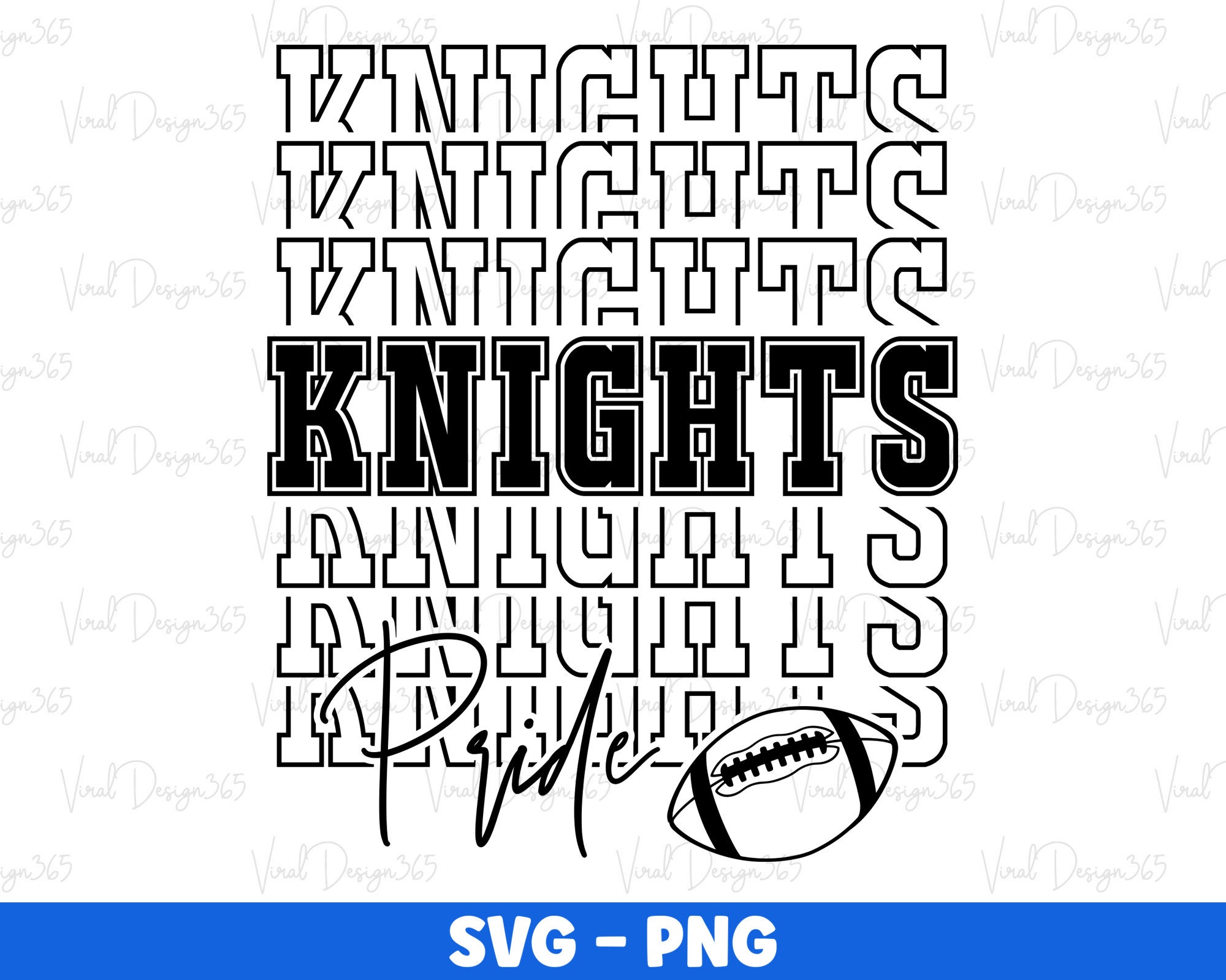 Knights Pride Svg Stacked Knights Svg Team Mascot School - Etsy México